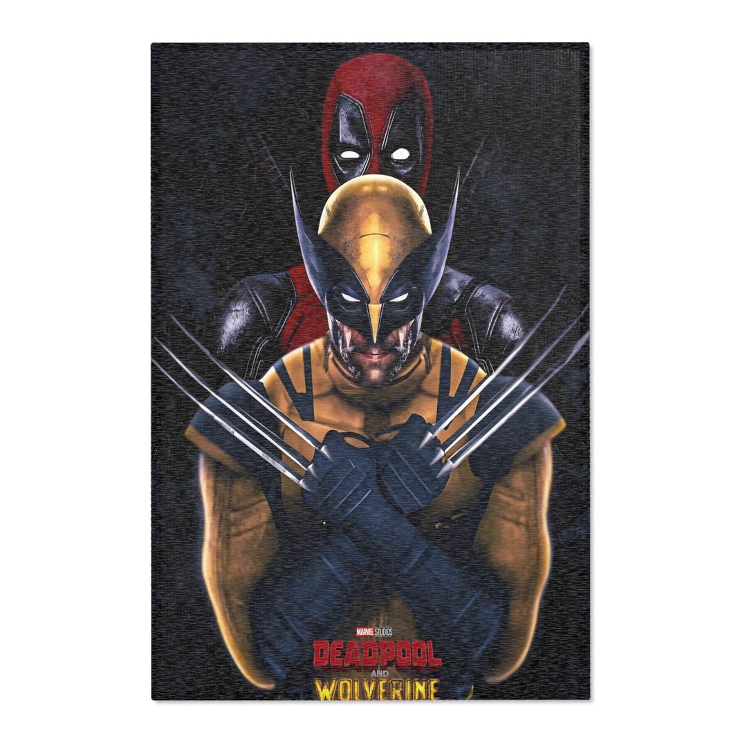 Deadpool and Wolverine Character Graphics Art Area Rugs 2024 Movie ...