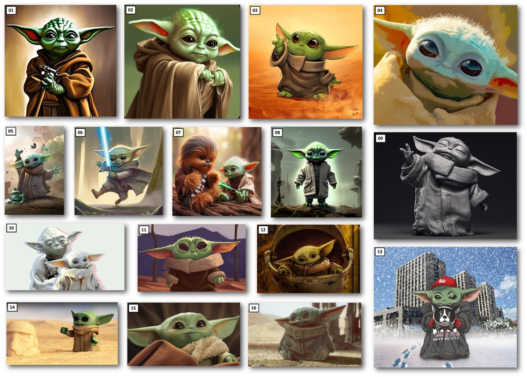 Baby Yoda Grogu of Star Wars Franchise Popular Star Wars Character ...