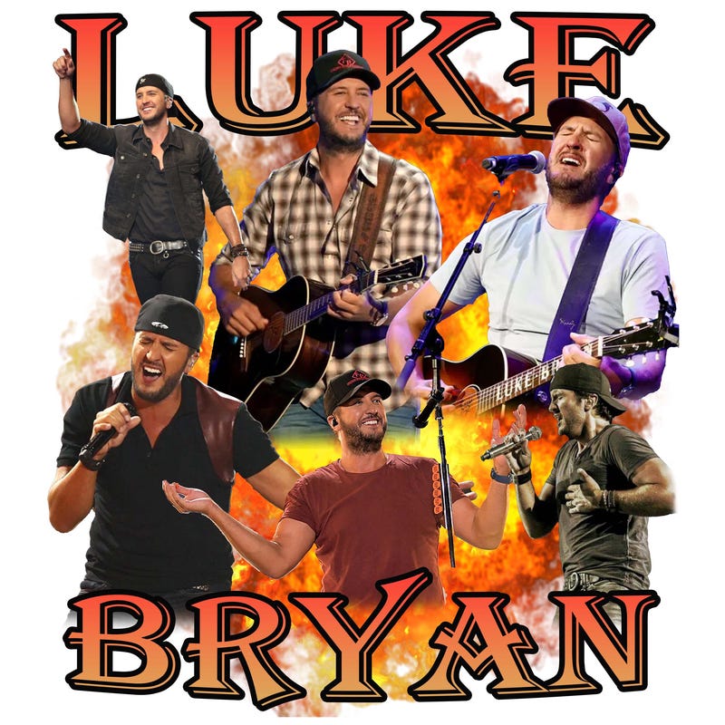 Luke Bryan - Etsy