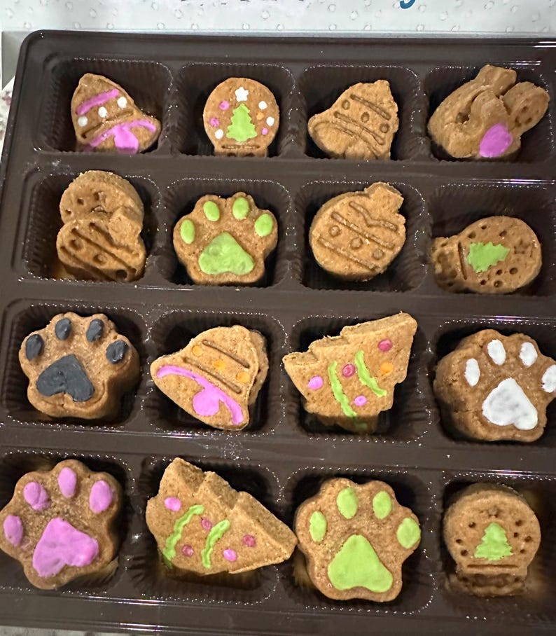 12 Day Countdown Christmas Doggie ( Soft Chew) Treat Advent Calendars ...