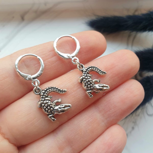 Crocodile Earrings - Etsy