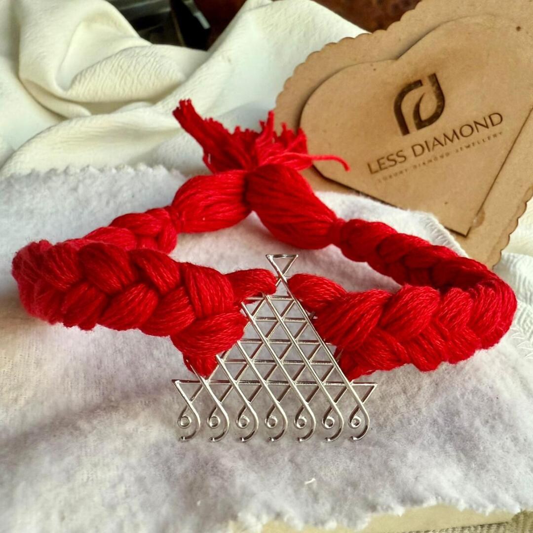 Handcrafted Silver Saraswati Yantra Bracelet - Etsy