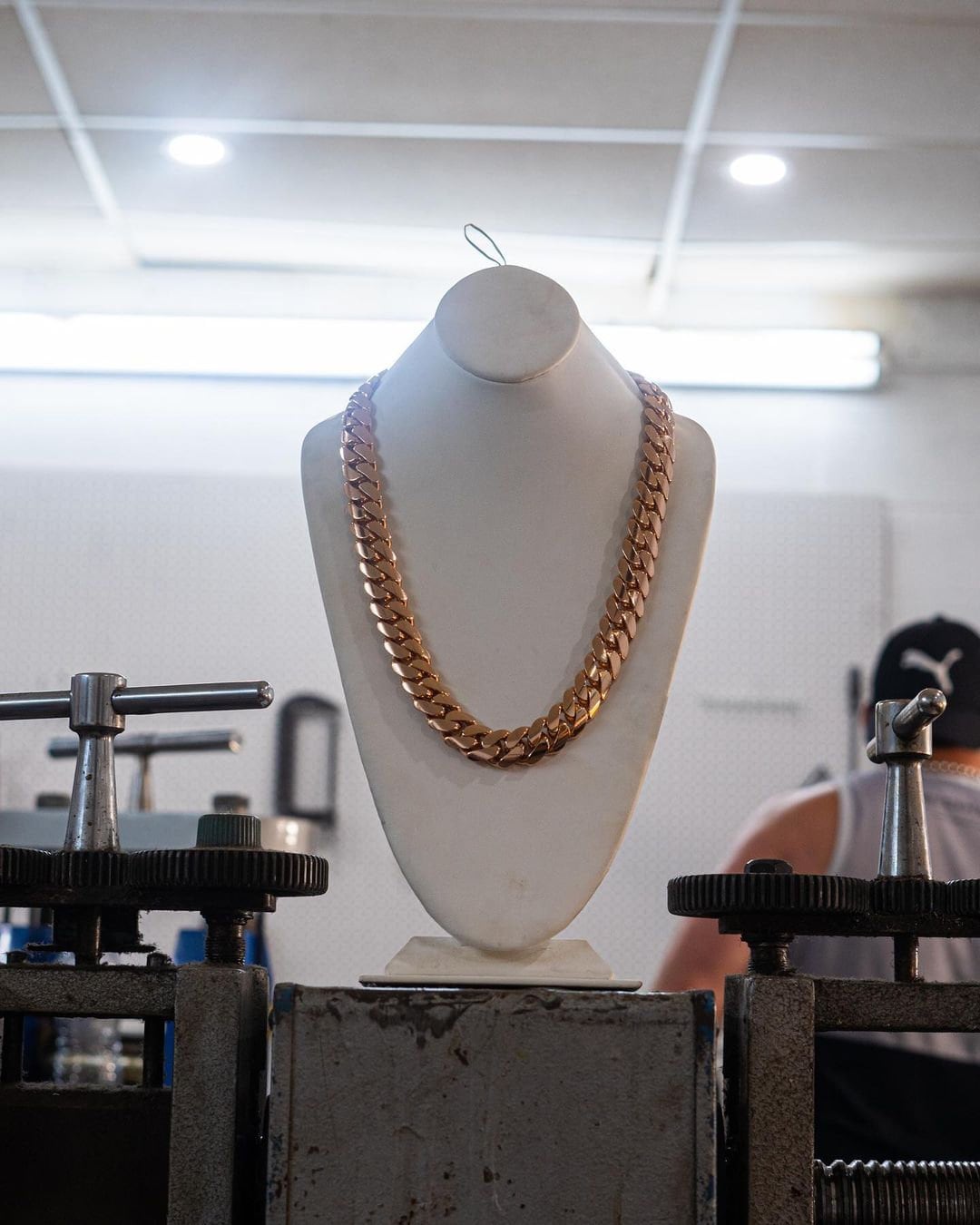 Solid Gold Cuban Chain, Handmade Miami Cuban Link Chain, Solid 925 ...