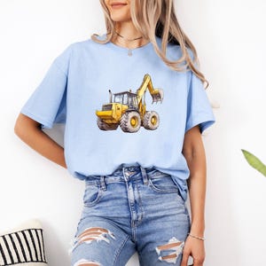 Watercolour Digger Construction Png, Construction Vehicles Png, Clipart ...