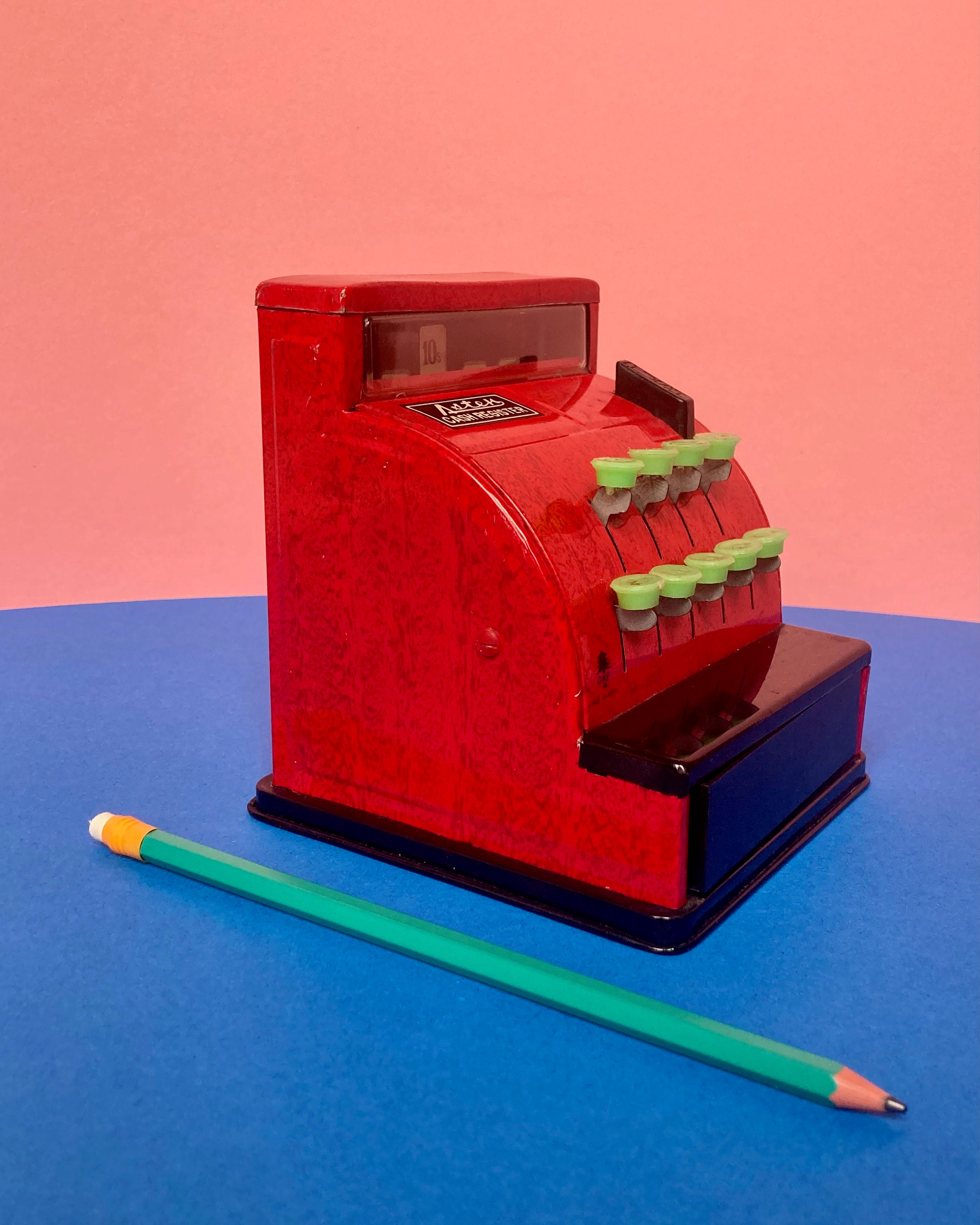 Tin Toy Cash Register 'asten CASH REGISTER' Made in Japan - Etsy