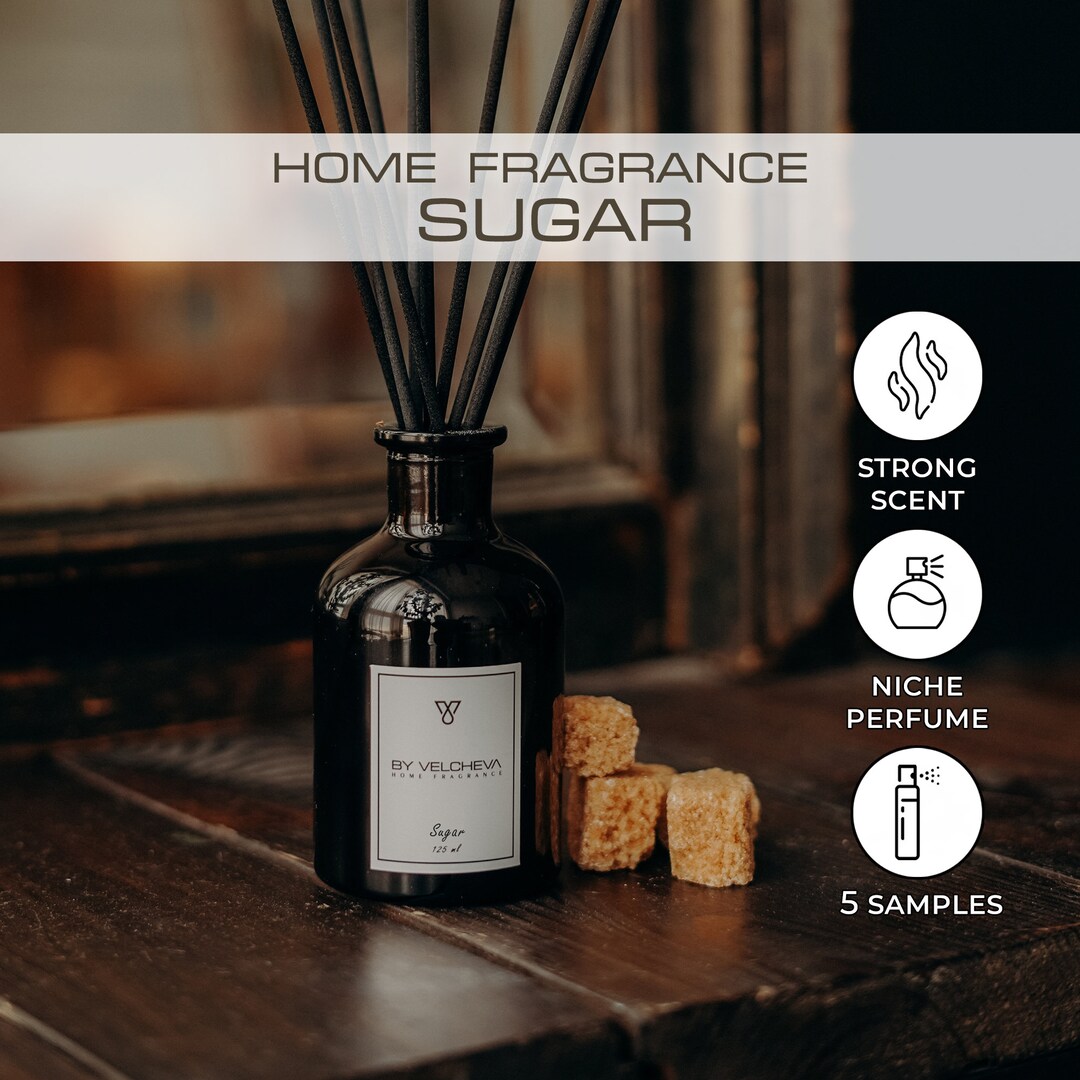Saffron, Brown Sugar, Amber Wood Reed Diffuser SUGAR Byvelcheva - Etsy