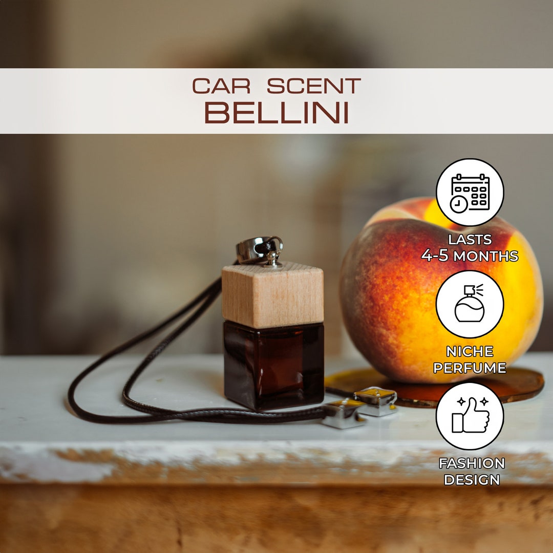 Peach Rum Sandalwood Car Scent BELLINI Byvelcheva - Etsy