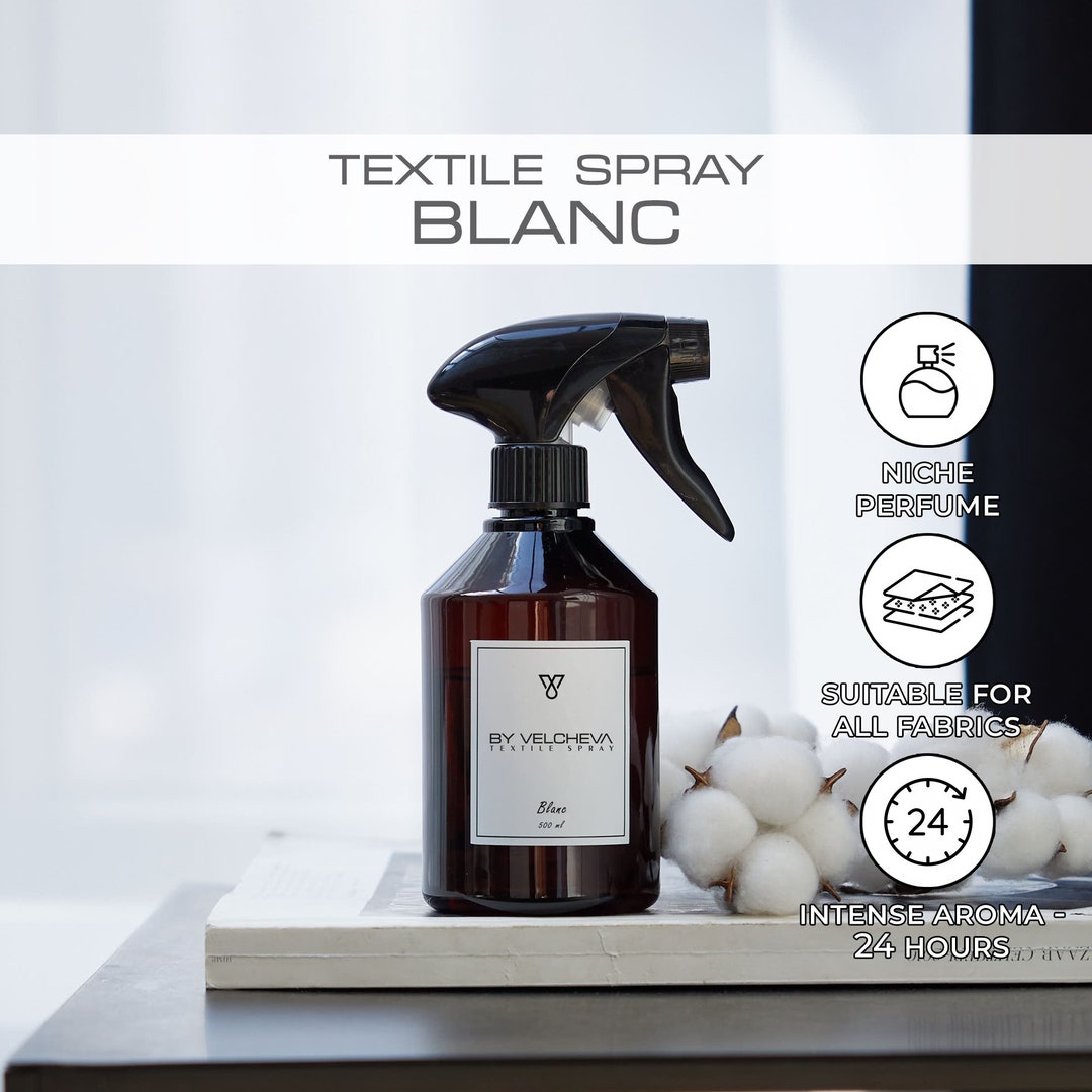 Textile Spray BLANC for Textile, Bed, Curtain, Towels With Aldehydes ...