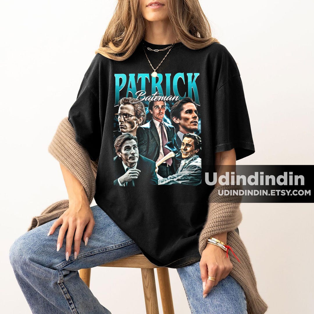 Limited Patrick Bateman Sigma Male Vintage T-shirt, Homage Retro 90s ...