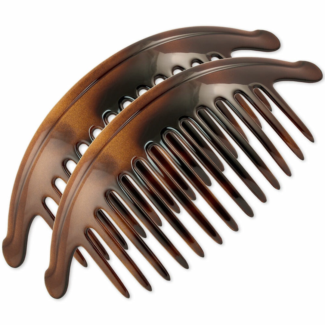 Extra Large 16cm Interlocking Side Hair Combs Ladies/women's Made in ...