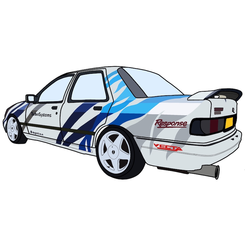 Custom Car Drawing/cartoon - Etsy