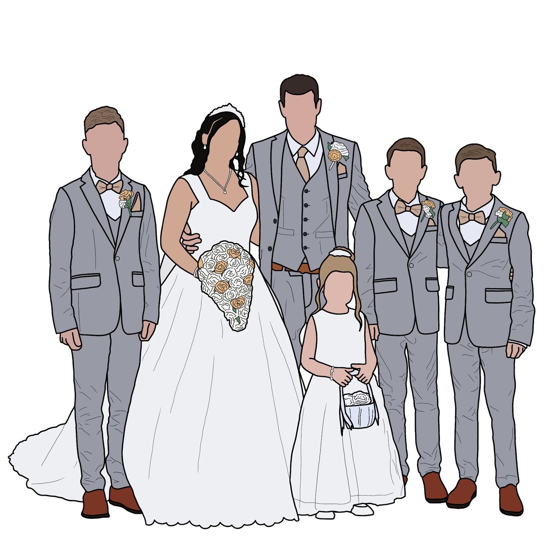 Faceless Portrait, Personalised Photo, Wedding/anniversary Gift. - Etsy