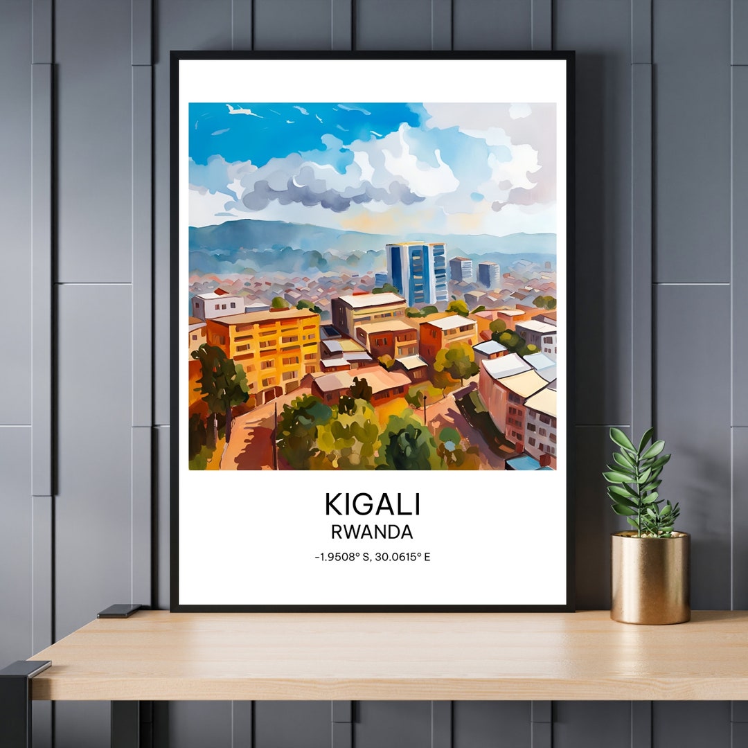 Digital Downloadable Posters Kigali Rwanda, African Culture, Unique ...