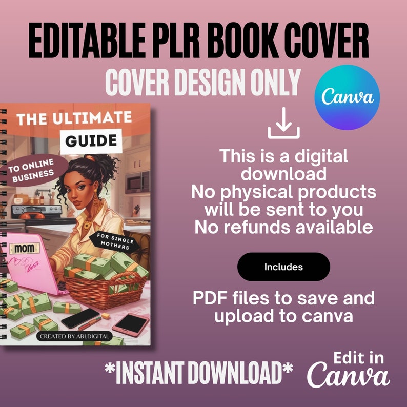 Ebook Cover Bundle, PLR Ebook Cover, Planner Template, Ebook Cover ...