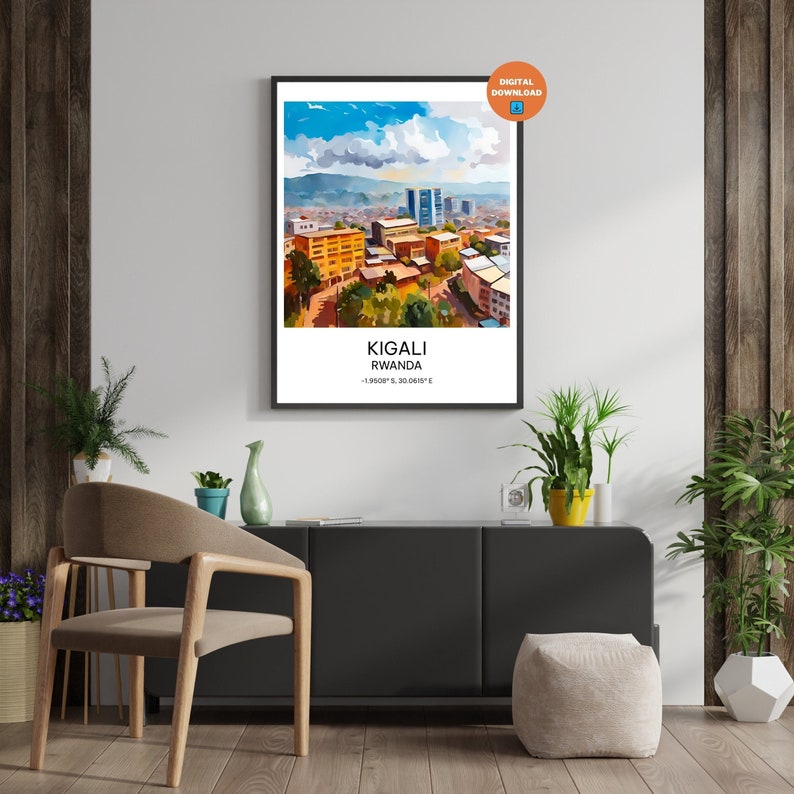 Digital Downloadable Posters Kigali Rwanda, African Culture, Unique ...