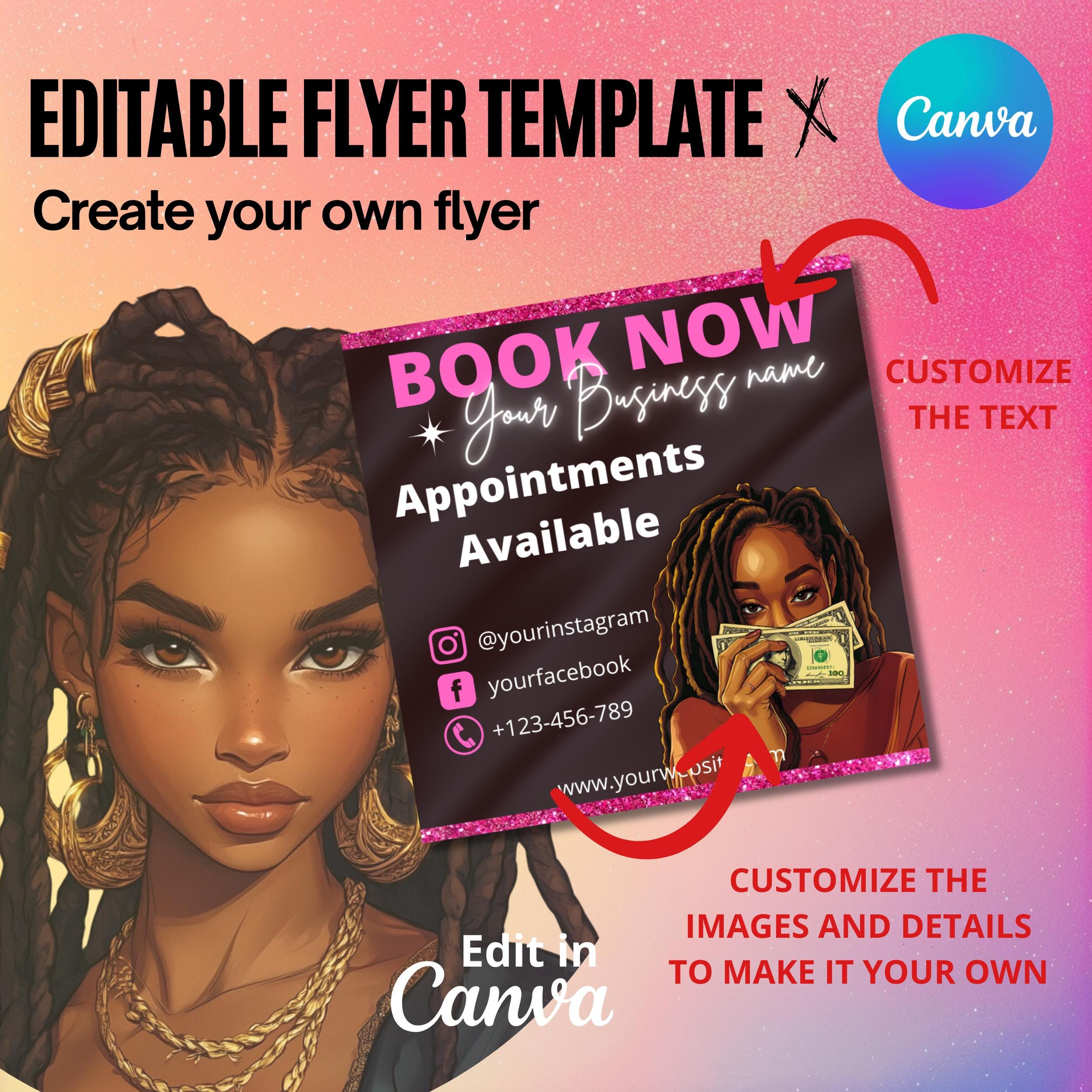 DIY Business Flyer for Women | Customizable Marketing Template | Women ...
