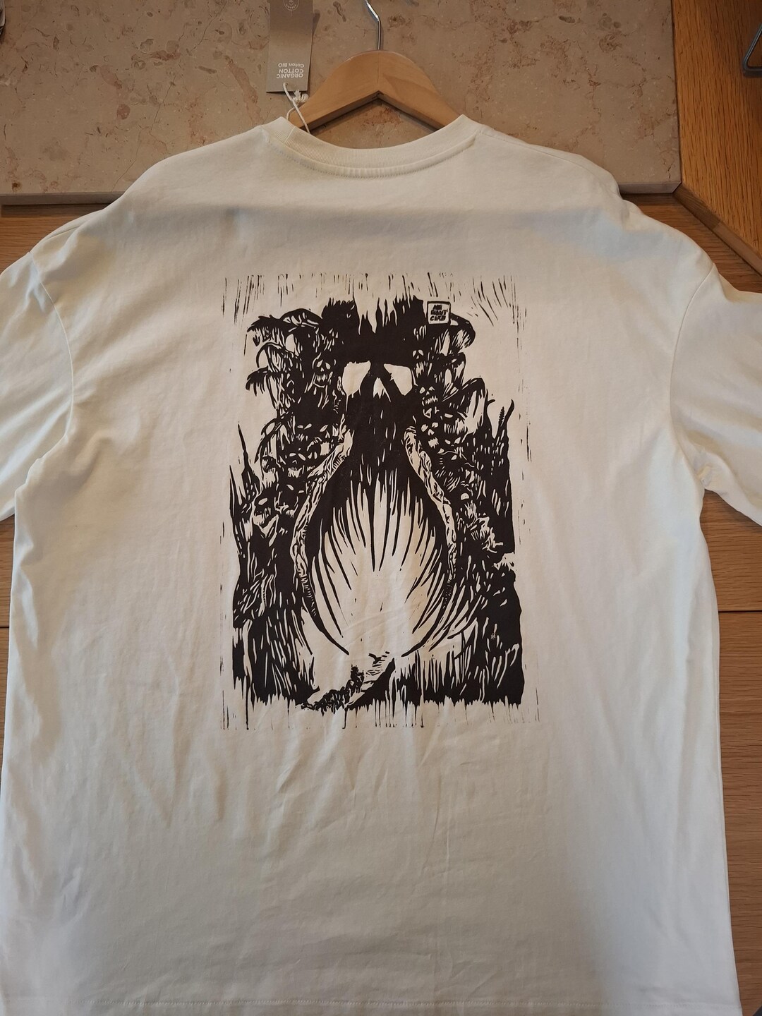 Gate of Hell, Print on Back, Logo Front, Oversized, Size XXL 100% Bio ...