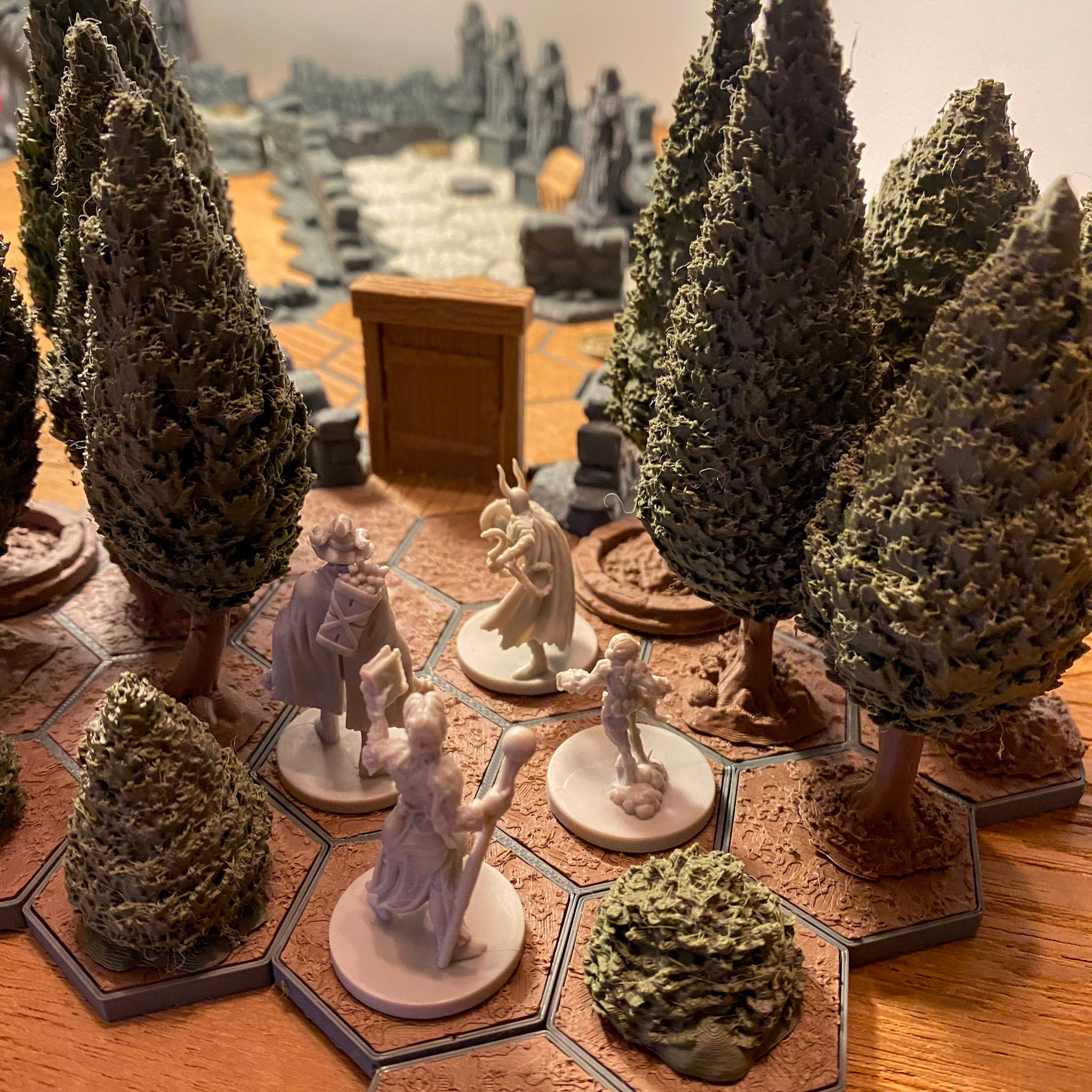 Dual Color-3d Printed Trees for Dnd and TTRPG: Pine Trees Set - Etsy ...