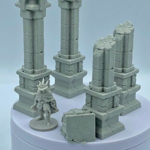 New Release: Ancient 3d-printed Dungeon Columns for Enhanced Gloomhaven ...