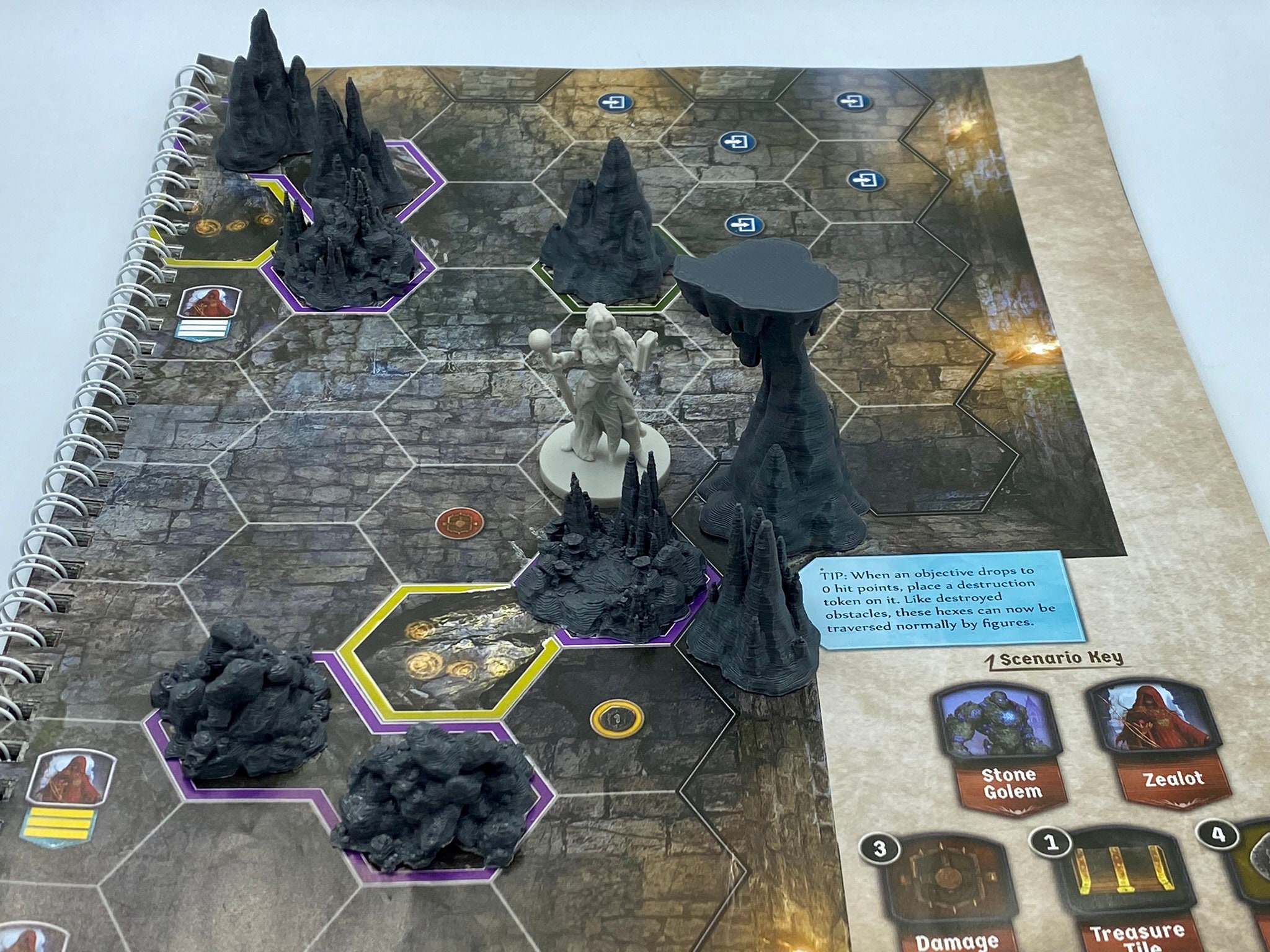 Stone Color 3d-printed Stalagmites & Cave Terrain: Quality Design for ...