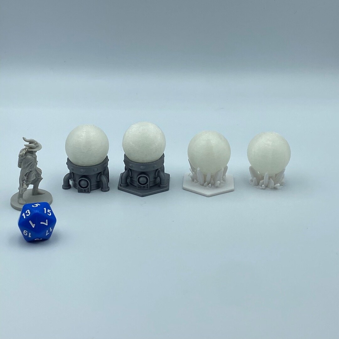 3D Printed Glowing Orbs for Frosthaven & Gloomhaven Enhance Your Gaming Experience Tabletop and ...