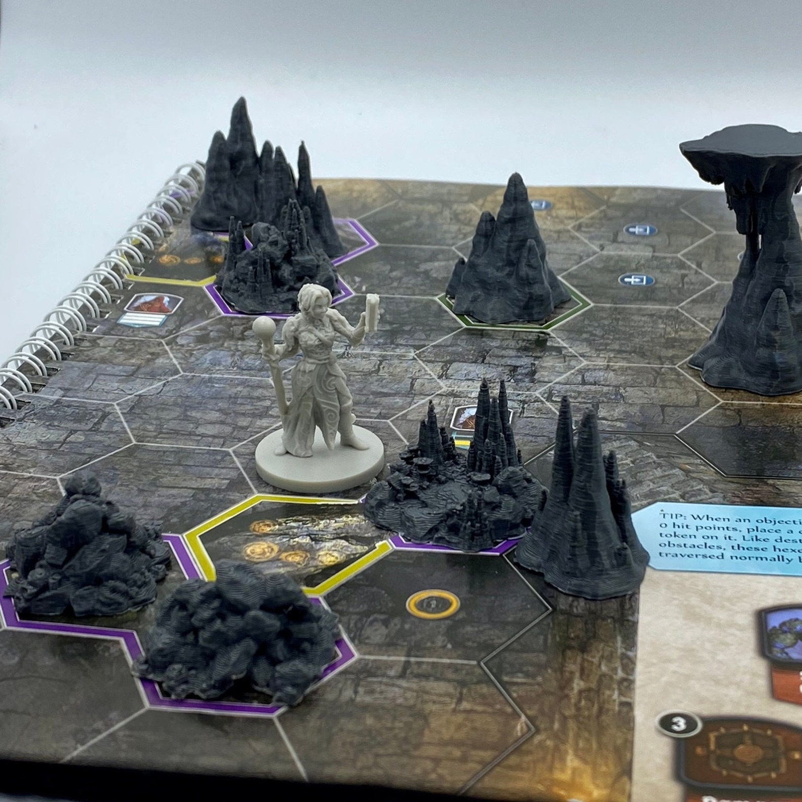 Stone Color 3d-printed Stalagmites & Cave Terrain: Quality Design for ...