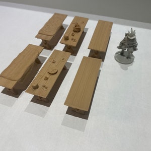 3D Printed Wooden Tables for Gloomhaven, Frosthaven, D&D, and ...
