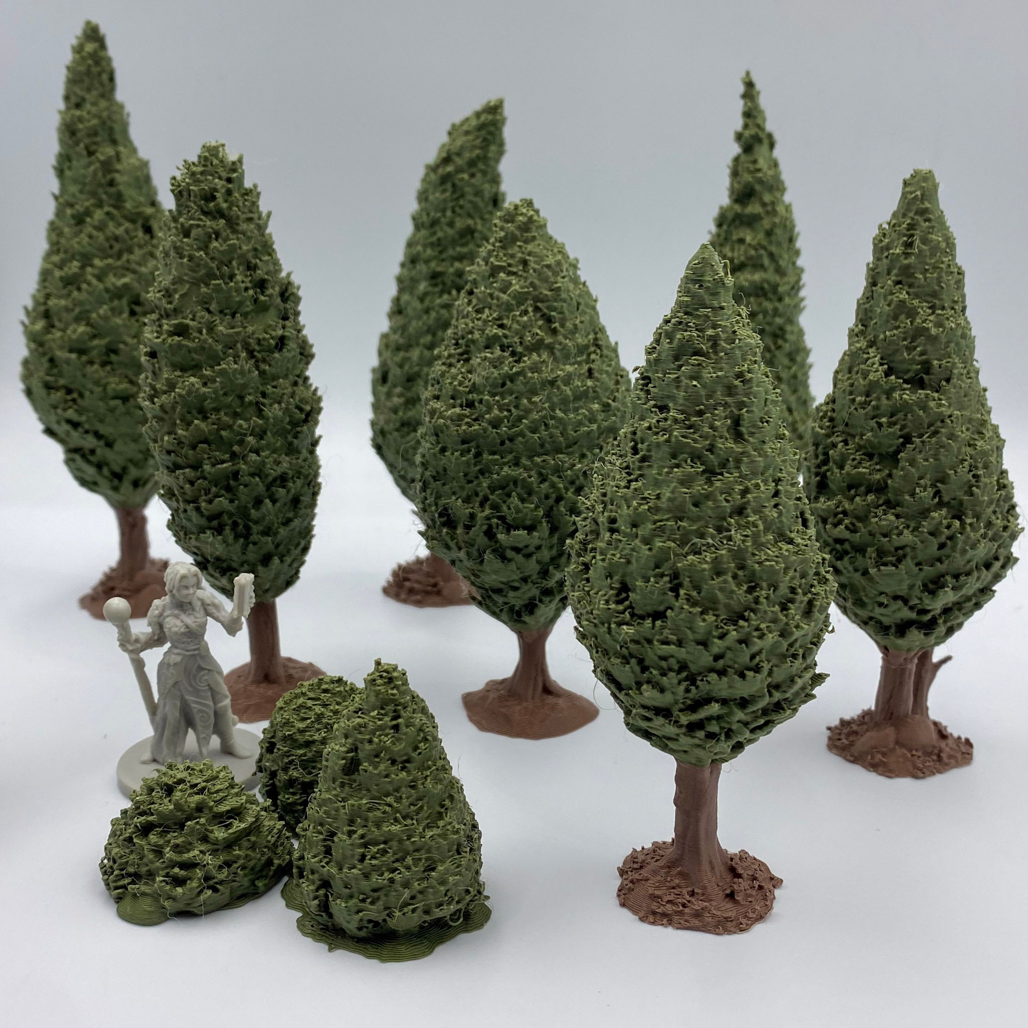 Dual Color-3d Printed Trees for Dnd and TTRPG: Pine Trees Set - Etsy UK