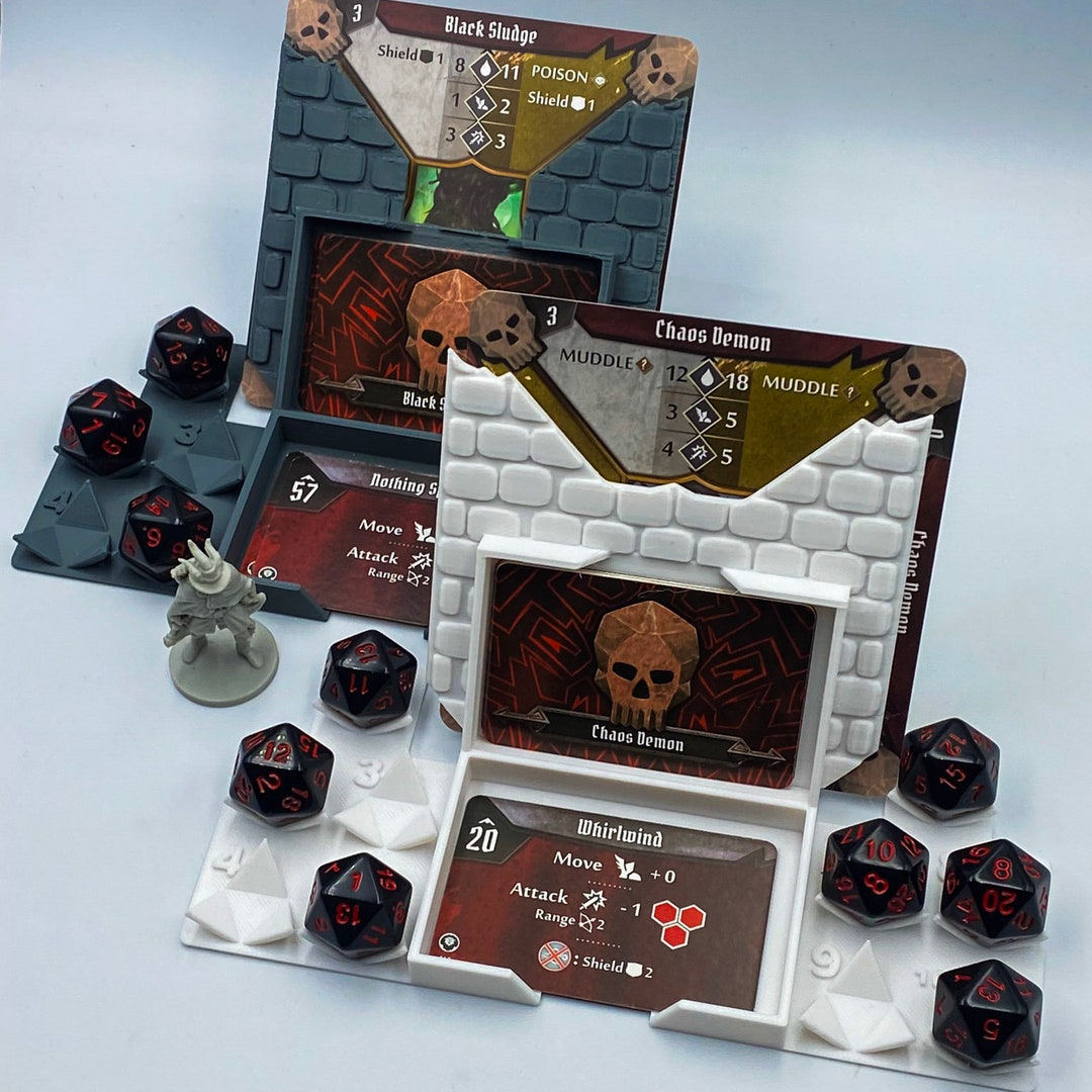 Monster Stats Tracker for Gloomhaven & Frosthaven | 3D Printed Health ...
