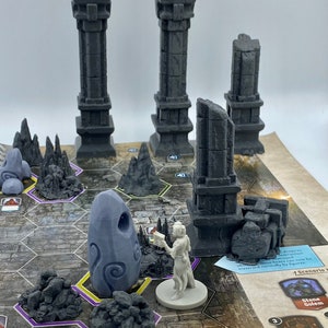 New Release: Ancient 3d-printed Dungeon Columns for Enhanced Gloomhaven ...