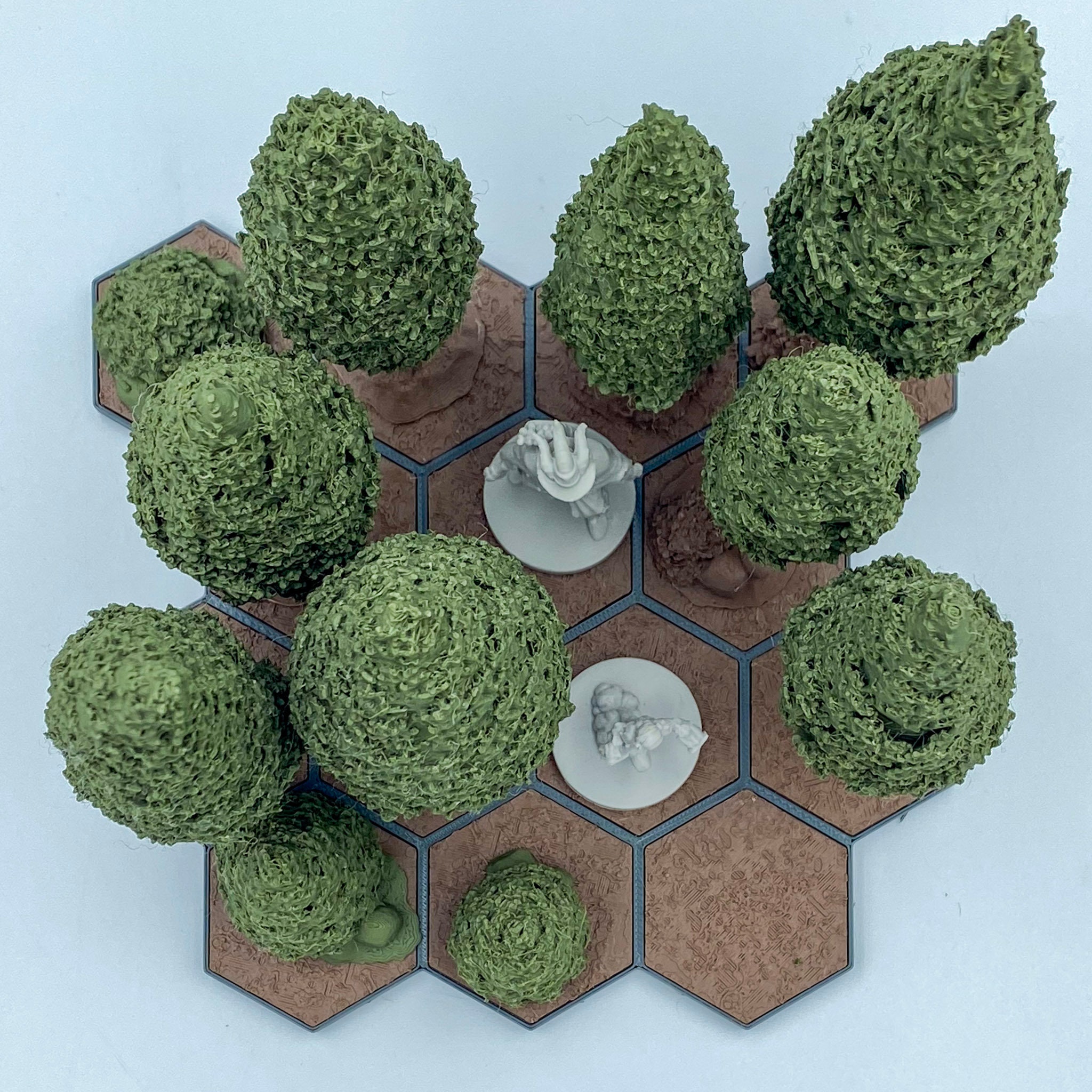 Dual Color-3d Printed Trees for Dnd and TTRPG: Pine Trees Set, Variety ...