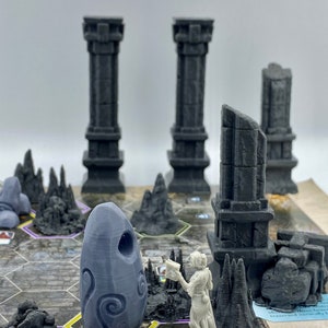 New Release: Ancient 3d-printed Dungeon Columns for Enhanced Gloomhaven ...