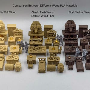 3D Printed Dead Tree Terrain Set for Dnd and Gloomhaven | 28-32mm Scale ...