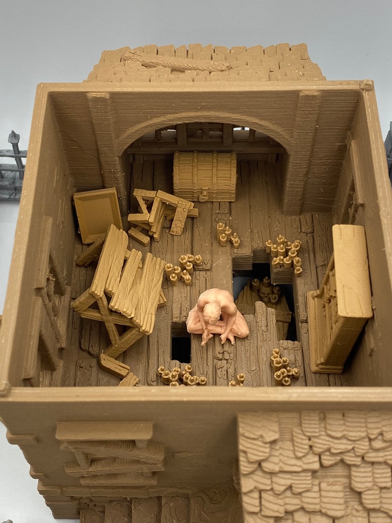 Dnd Haunted House for Tabletop RPG Detailed 28-32mm Scale - Etsy