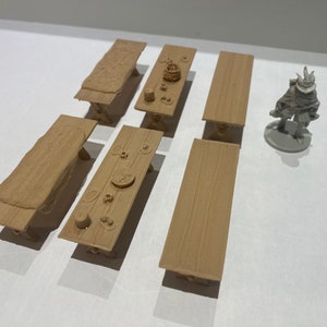 3D Printed Wooden Tables for Gloomhaven, Frosthaven, D&D, and ...