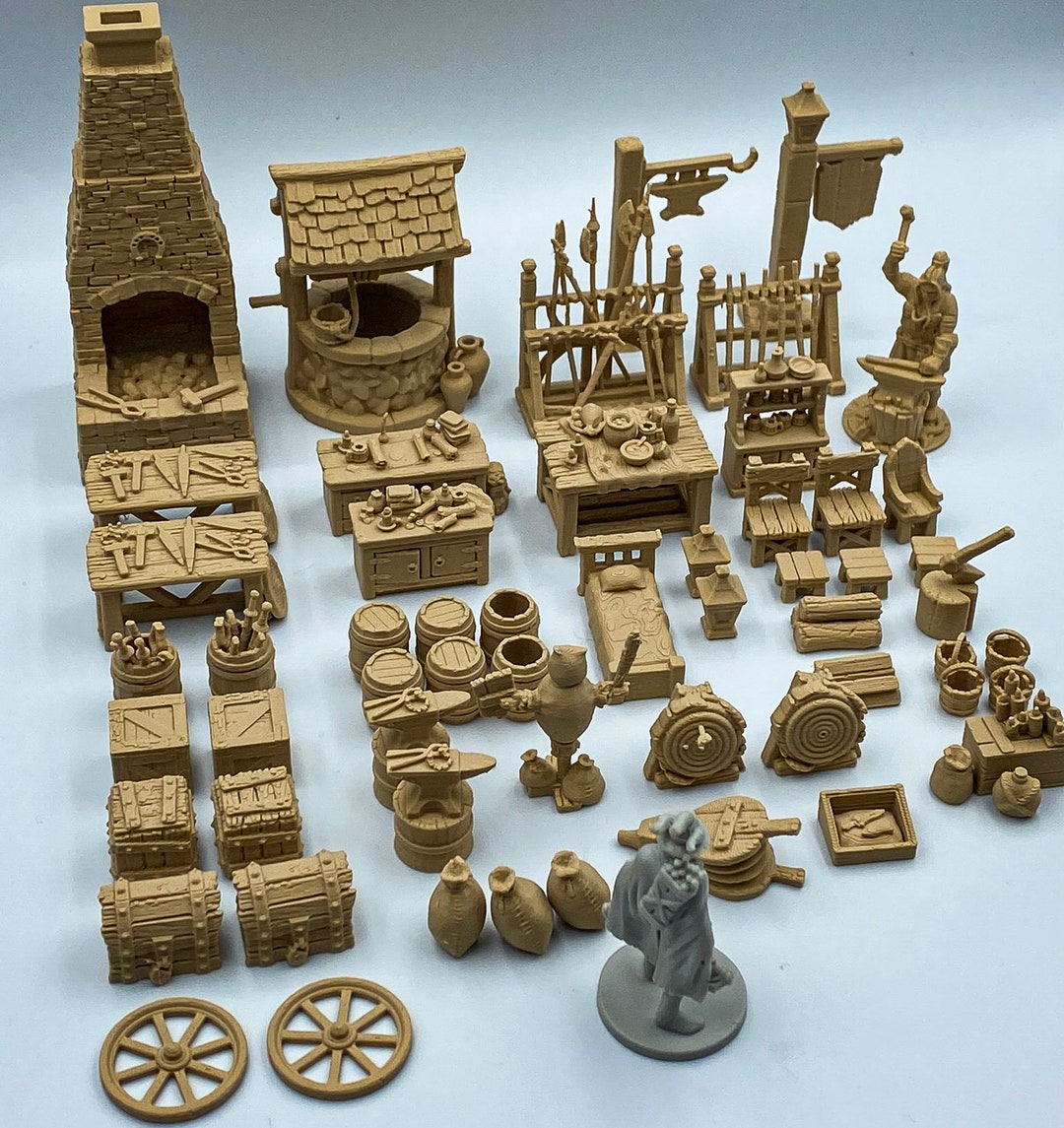 Ultimate Smith Miniature Kits: 30-120 Pieces for Dnd, Pathfinder, and ...