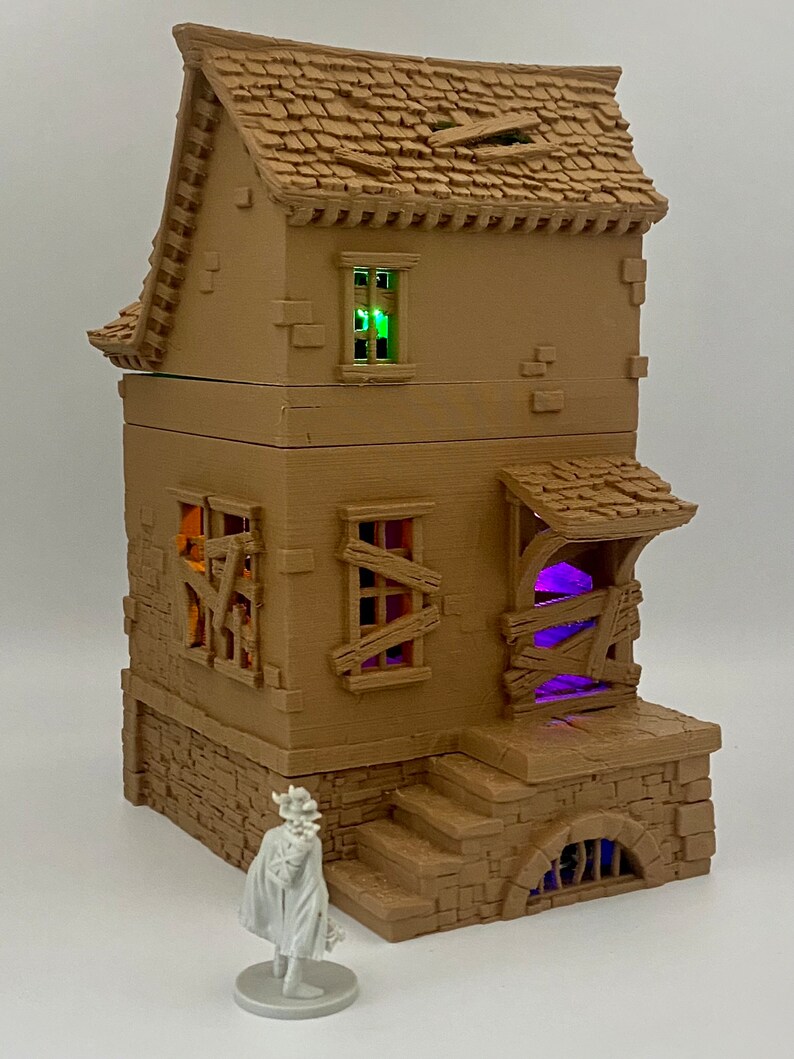 Dnd Haunted House for Tabletop RPG Detailed 28-32mm Scale - Etsy