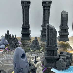 New Release: Ancient 3d-printed Dungeon Columns for Enhanced Gloomhaven ...