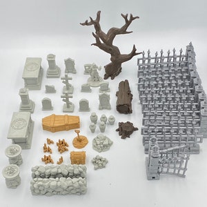 3d-printed Crypt With Optional Props and Lights for D&D, Tabletop Rpgs ...