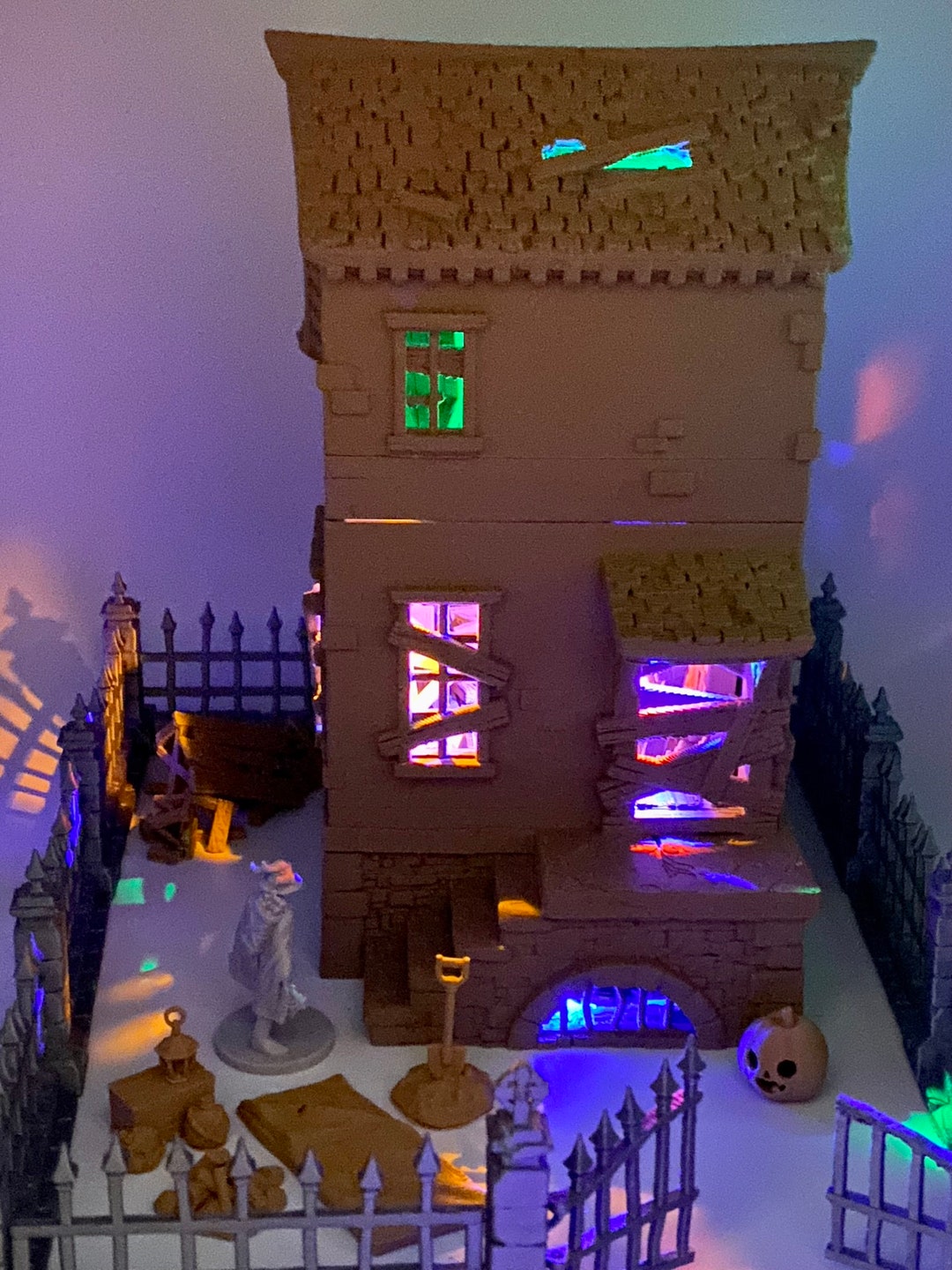 Dnd Haunted House for Tabletop RPG Detailed 28-32mm Scale - Etsy