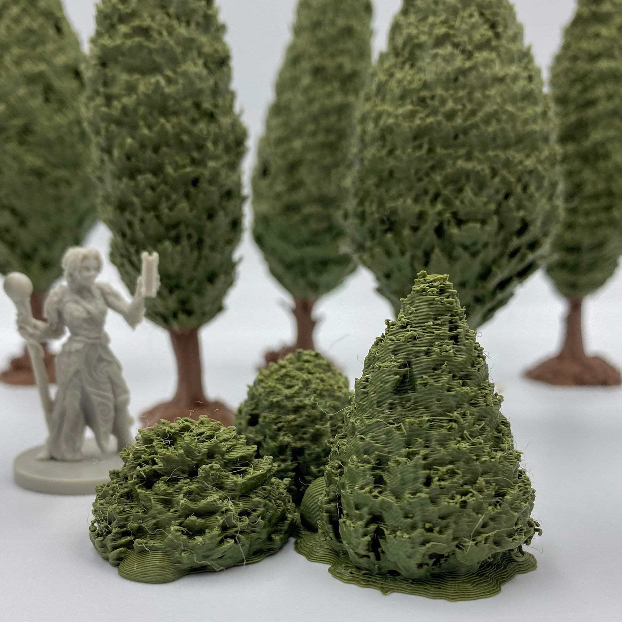 Dual Color-3d Printed Trees for Dnd and TTRPG: Pine Trees Set - Etsy UK