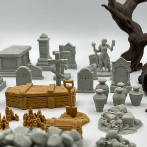 3d-printed Crypt With Optional Props and Lights for D&D, Tabletop Rpgs ...