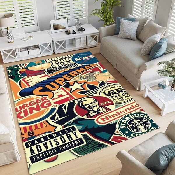 Best Burger Rug - Etsy