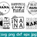 20 Nana Svg Bundle, Grandma Svg, Blessed Nana Svg, Nana Shirt Svg, Blessed Grandma Svg, Nan Best ...