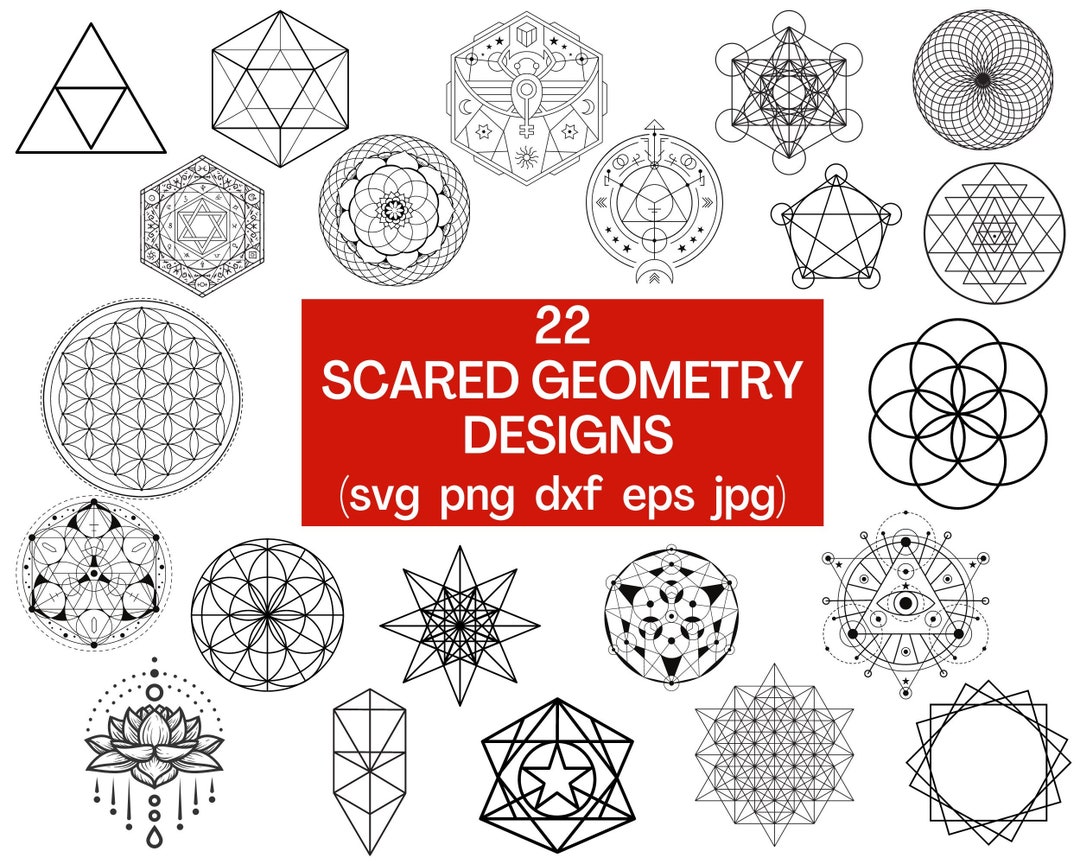 Sacred Geometry Svg, Abstract Lines Svg, Geometric Svg, Shapes Svg ...