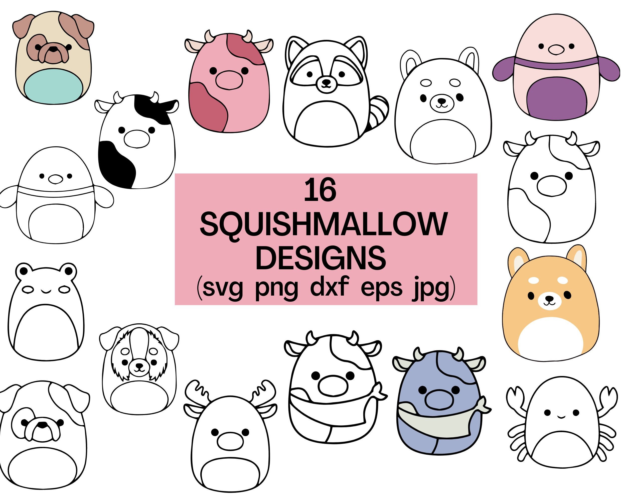 Squishmallow Svg, Squishmallow, Squishmallow Png, Squishmallow Party ...