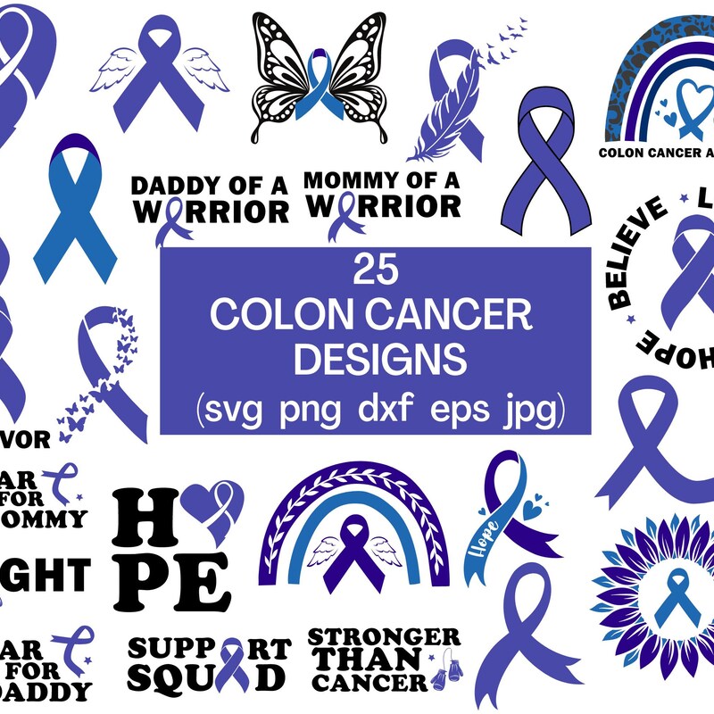 Colon Cancer Ribbons - Etsy