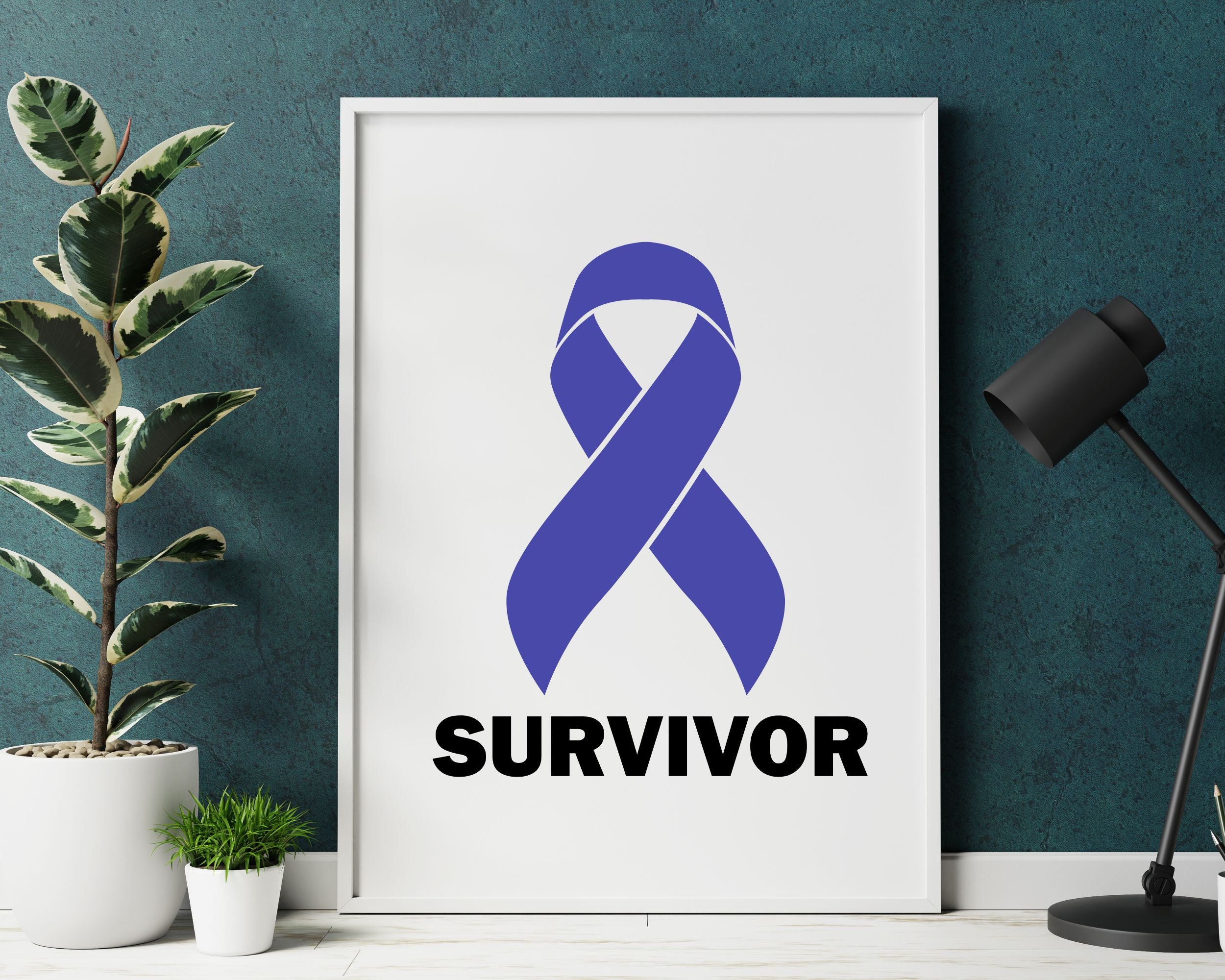 Colon Cancer Svg, Cancer Ribbon Svg, Cancer Awareness Svg, Cancer Svg ...