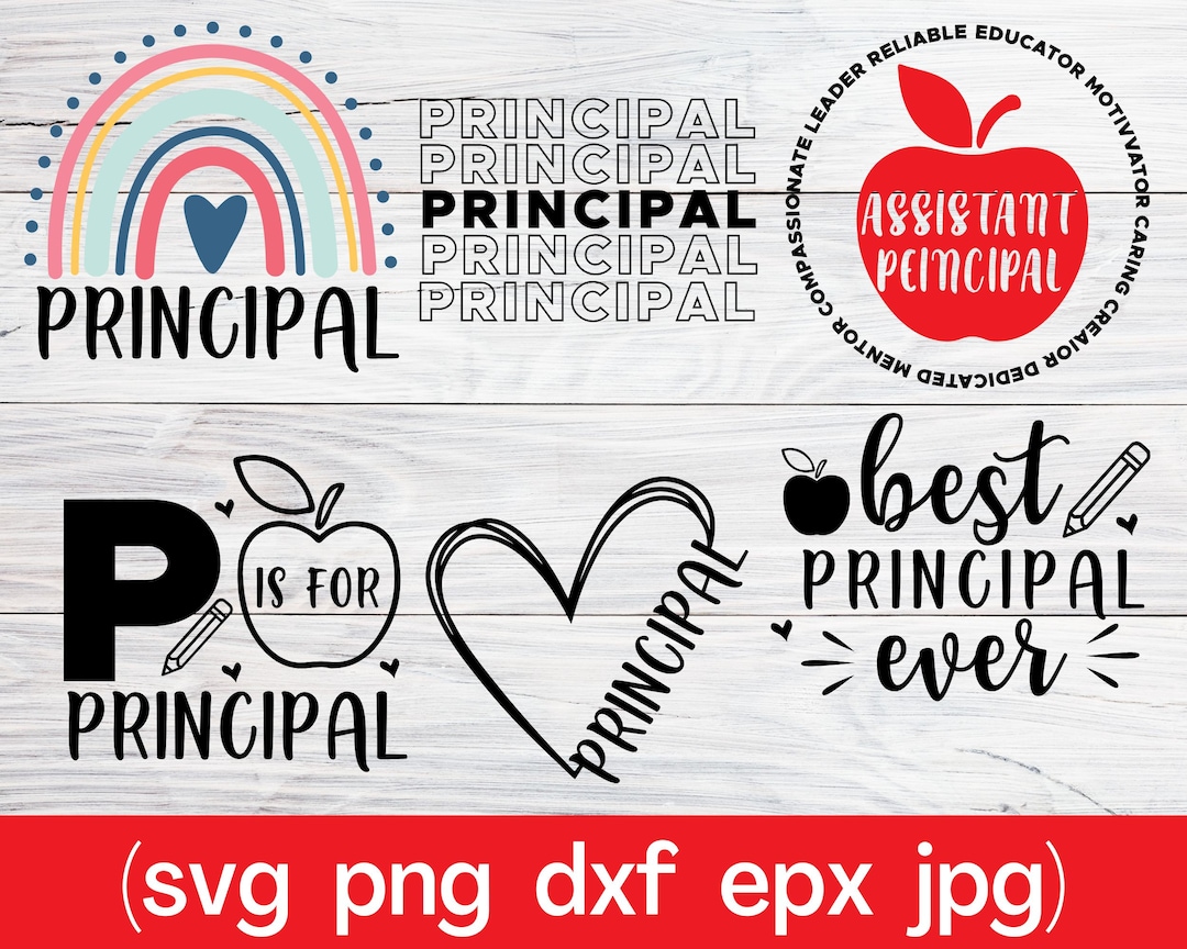 Principal Svg Assistant Principal Principal Gift Principal - Etsy