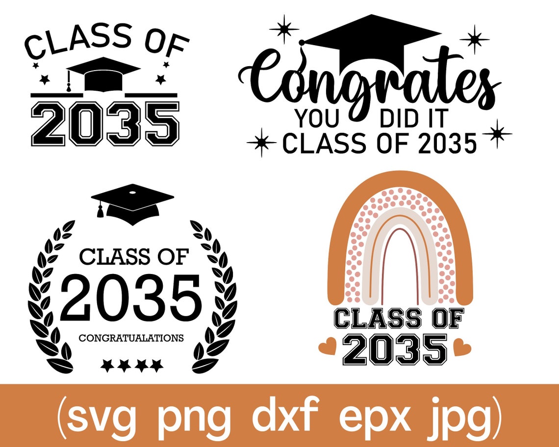 Class of 2035 Svg, Kindergarten Svg, Class of 2035, Graduation Shirt ...